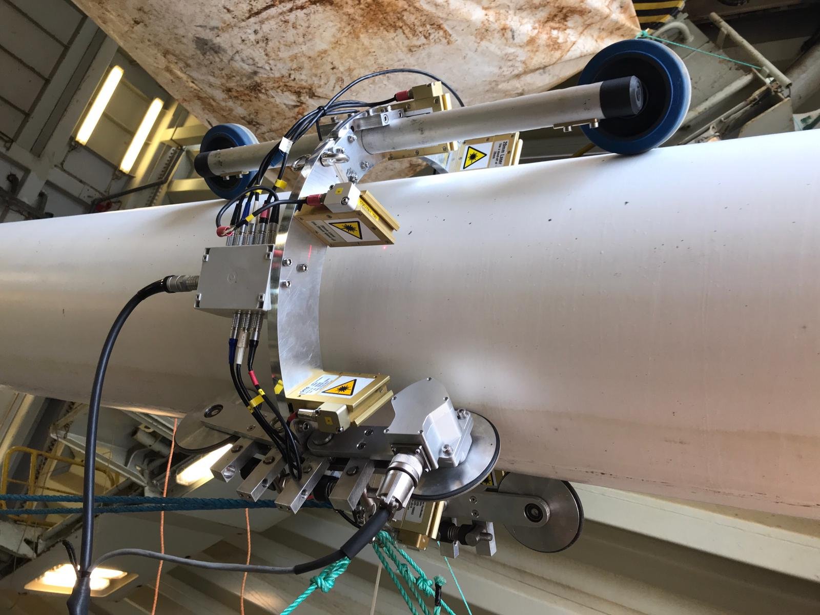 Spool and Pipelay Ovality Checker — OMS | Optical Metrology Services Ltd