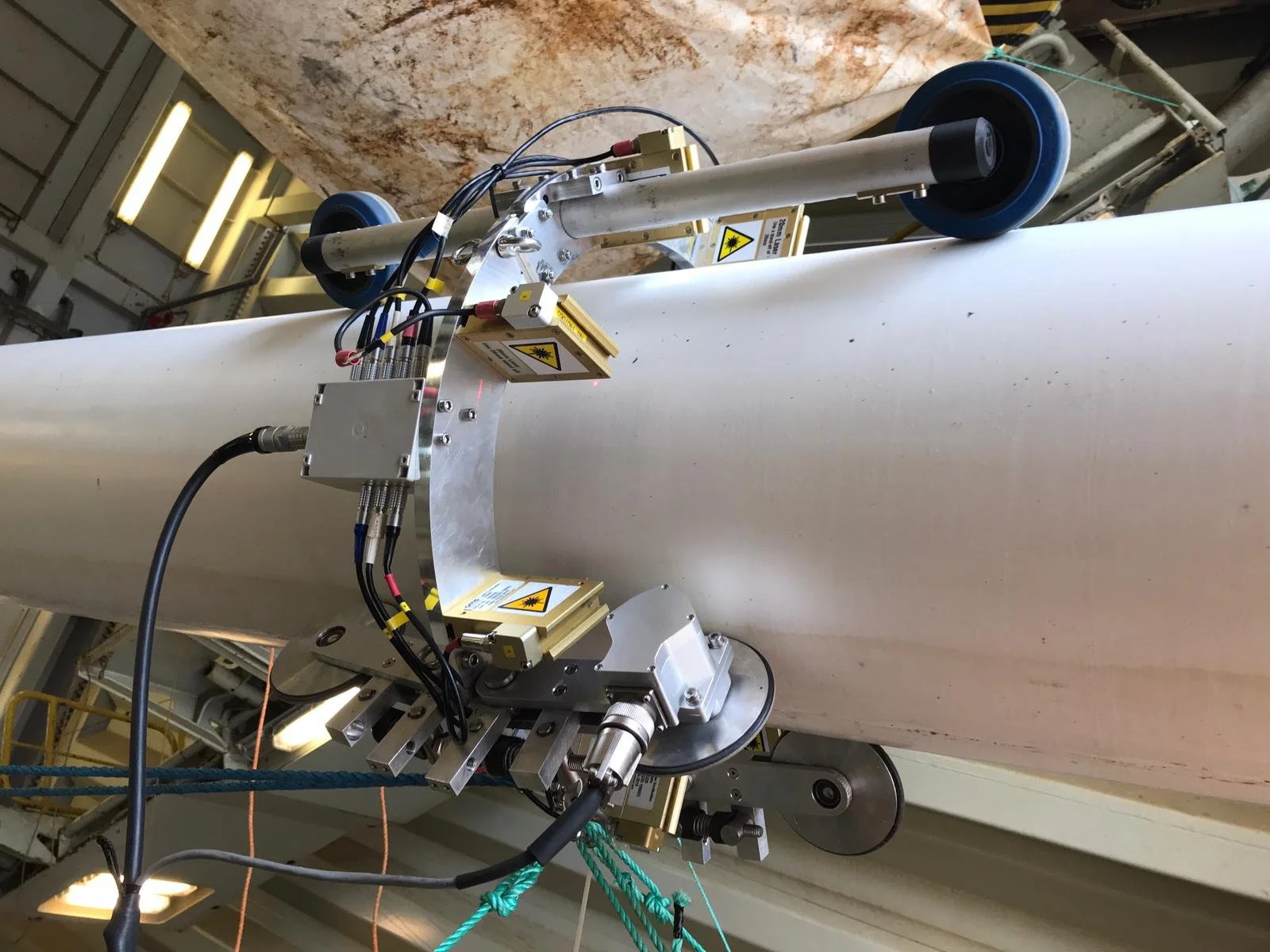 Spool and Pipelay Ovality Checker — OMS | Optical Metrology Services Ltd