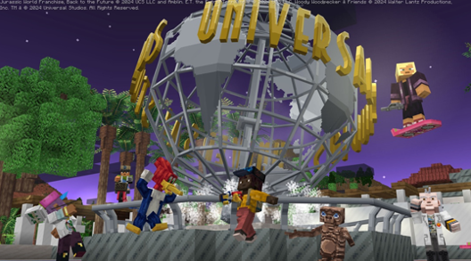 Back To The Futureâ â Minecraft X Universal Studios Experience Brings