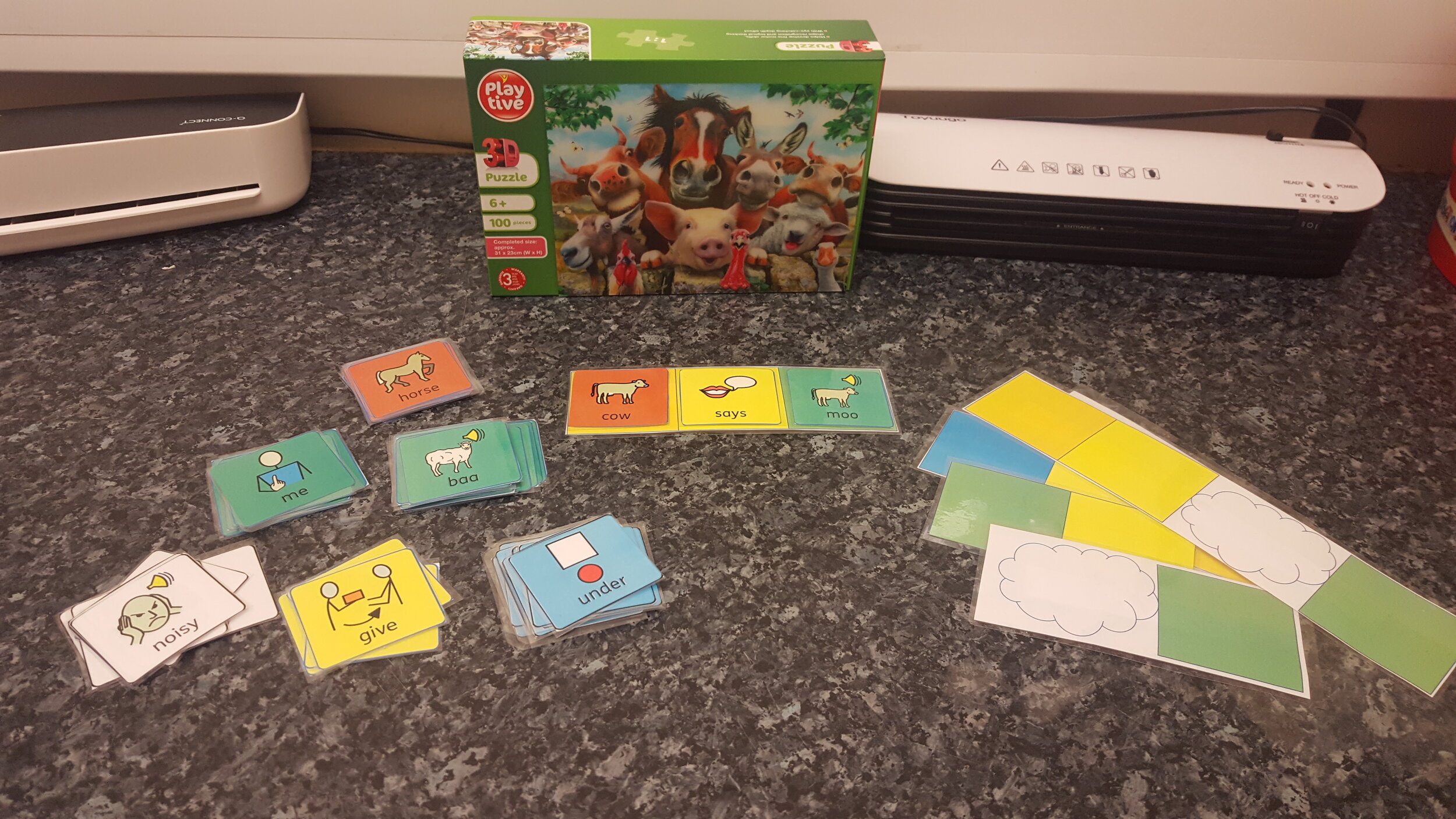 Magic Words - Colourful Semantics Farmyard Game