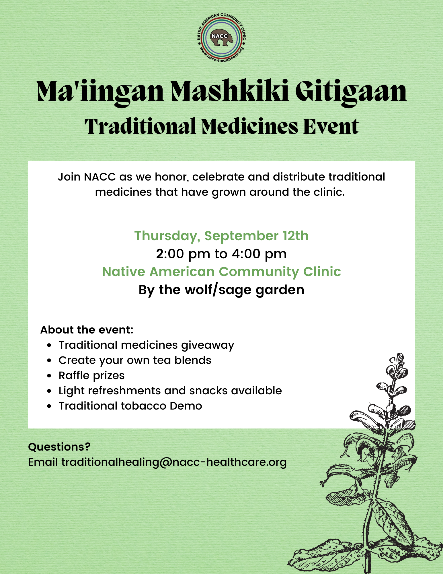 Ma'iingan Mashkiki Gitigaan — NACC
