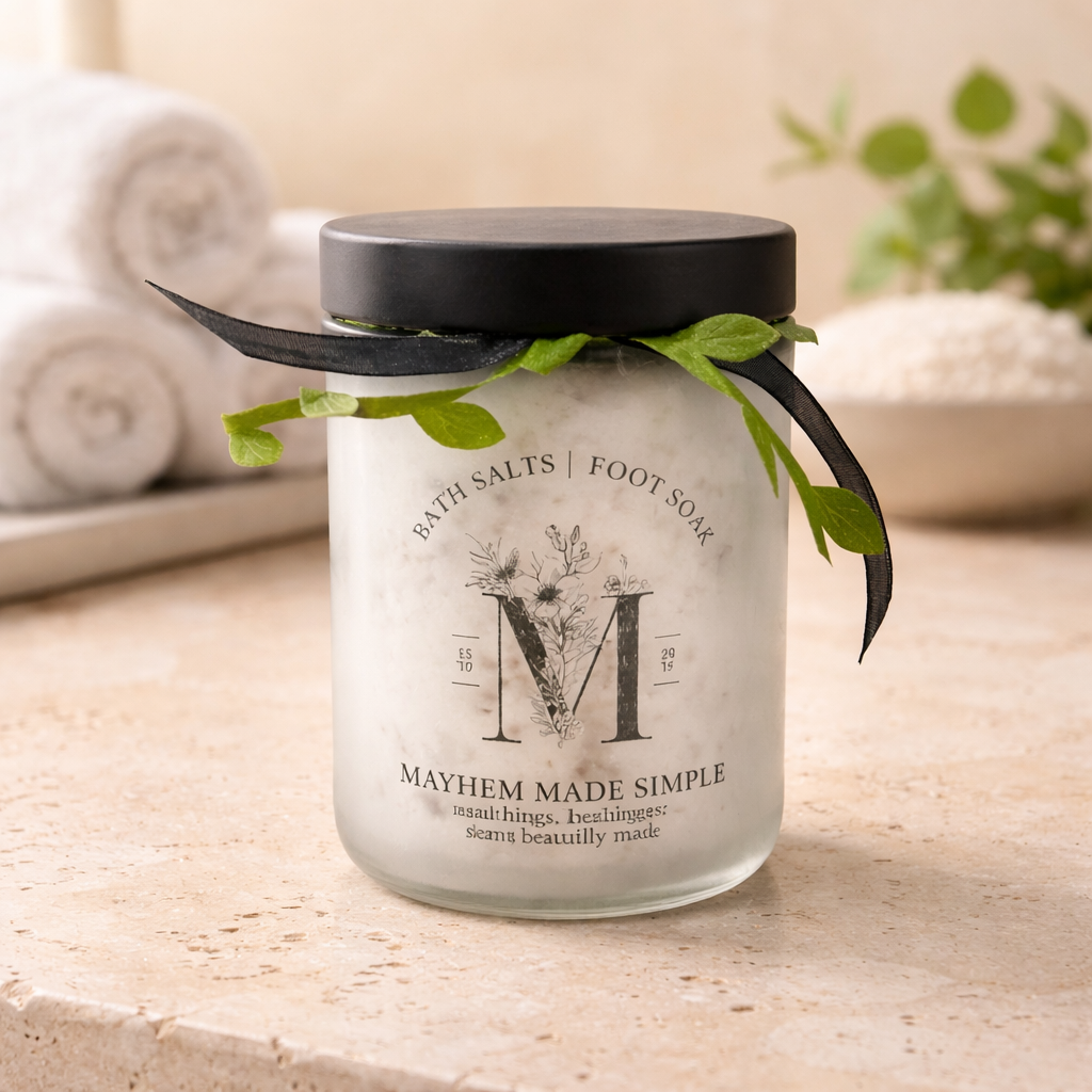 Botanical Bath Salts & Foot Soak | Small‑Batch Bath Rituals by Mayhem’s ...
