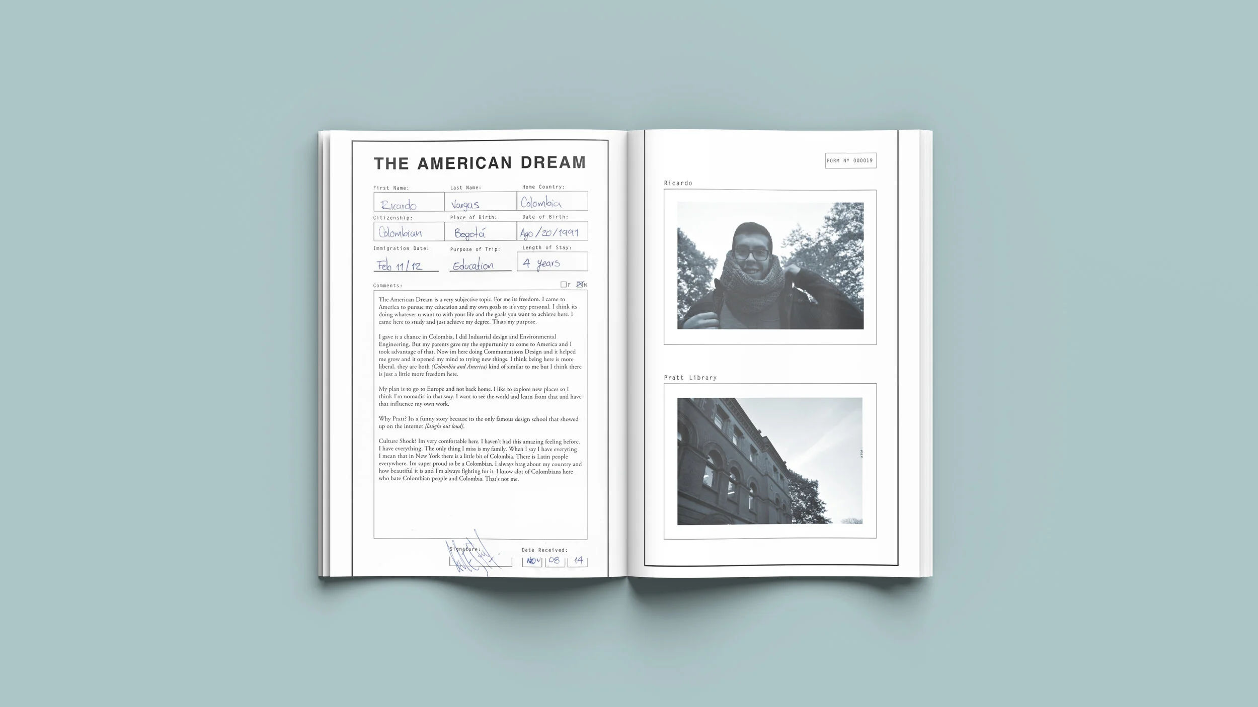 The American Dream, a zine inspired by these often untold stories of ...