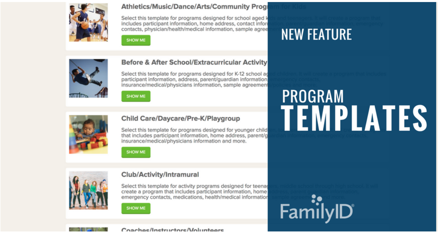 Program Templates: Easy like Sunday morning. — Arbiter Registration