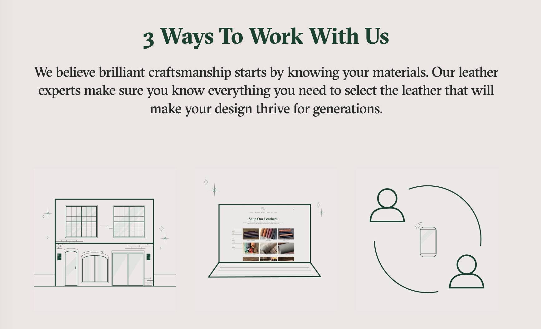 The Tannery Row | Leather Distributor