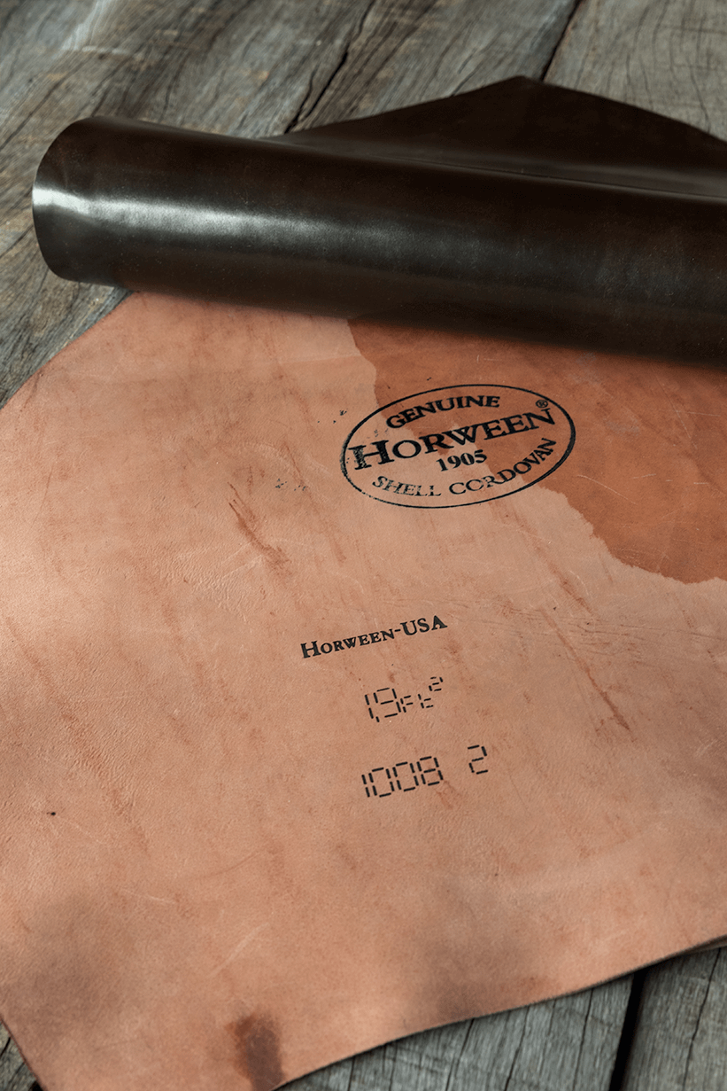 Genuine Shell Cordovan Leather Collection - Italian Leather Goods