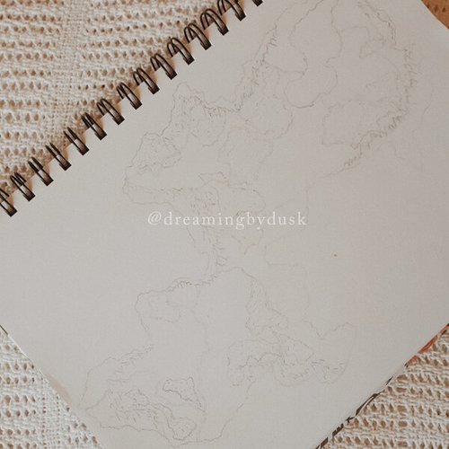 World-building Inspiration: How To Draw Fantasy Maps — dreaming by dusk