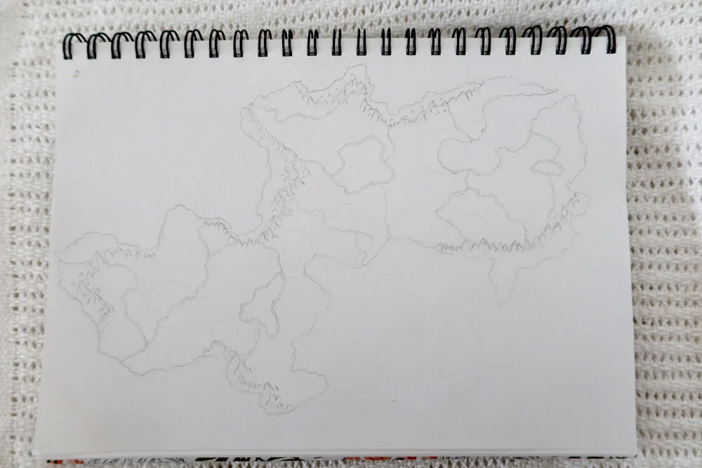 World-building Inspiration: How To Draw Fantasy Maps — dreaming by dusk