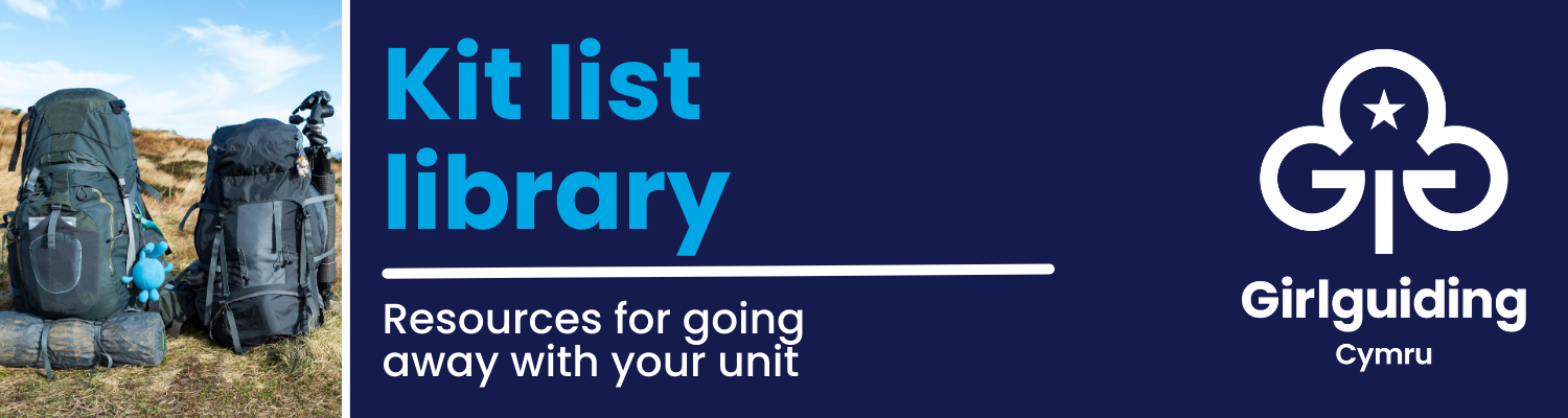 Girlguiding Cymru Kit list library