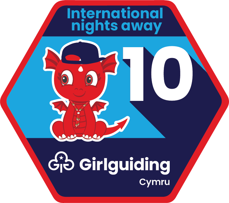 International nights away badges