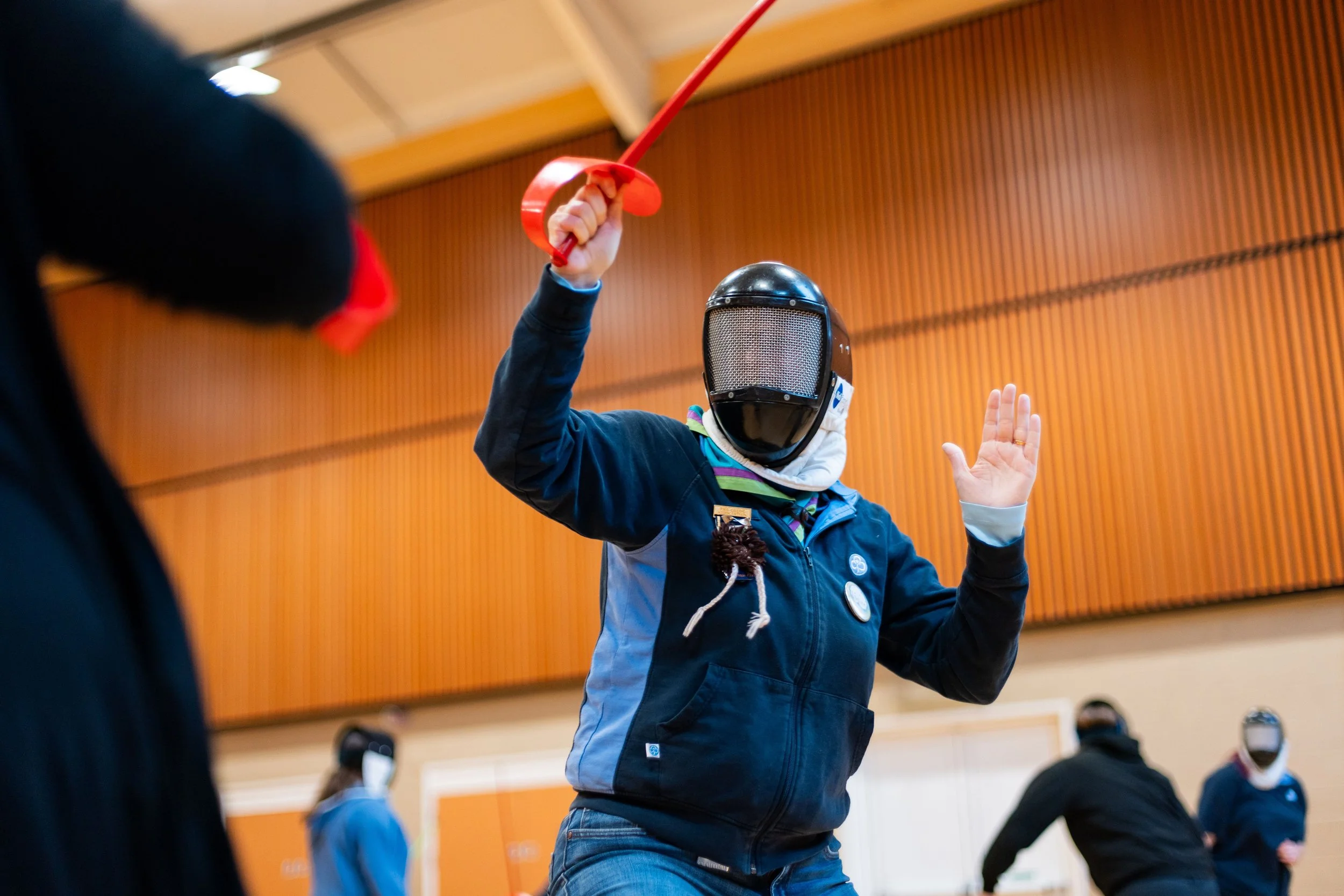 Girlguiding Cymru Fencing challenge
