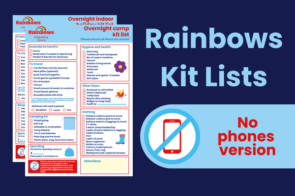 Girlguiding Cymru Kit list library