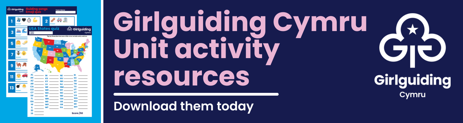 Girlguiding Cymru activity resources