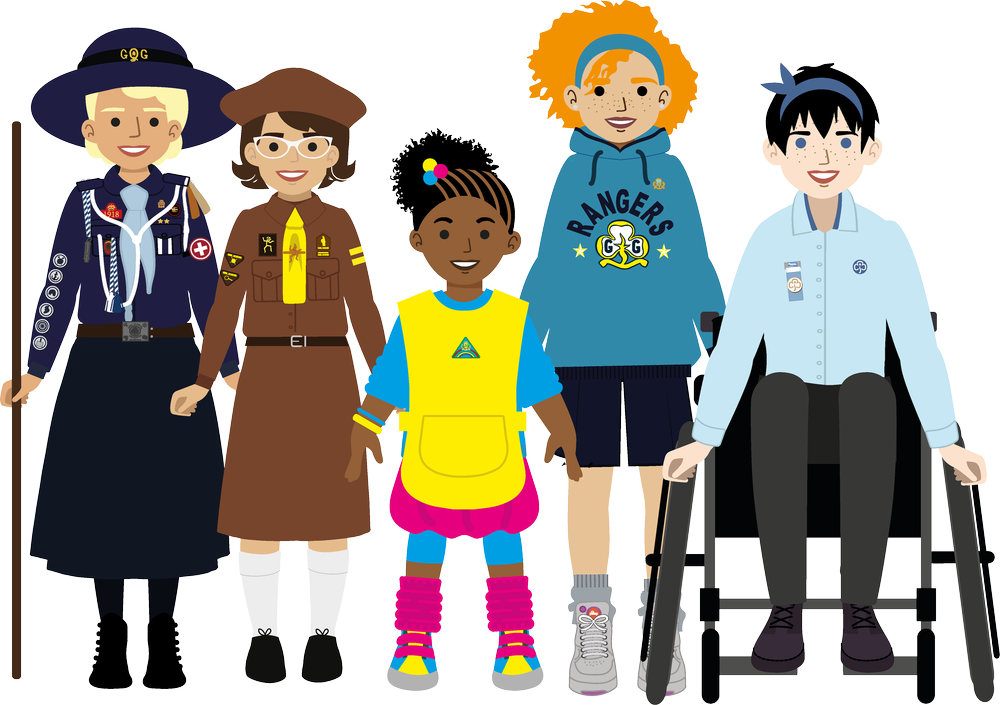 Girlguiding Cymru history resources