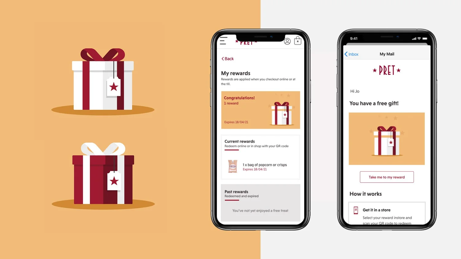 Pret Perks App Animation — Keeping Studio