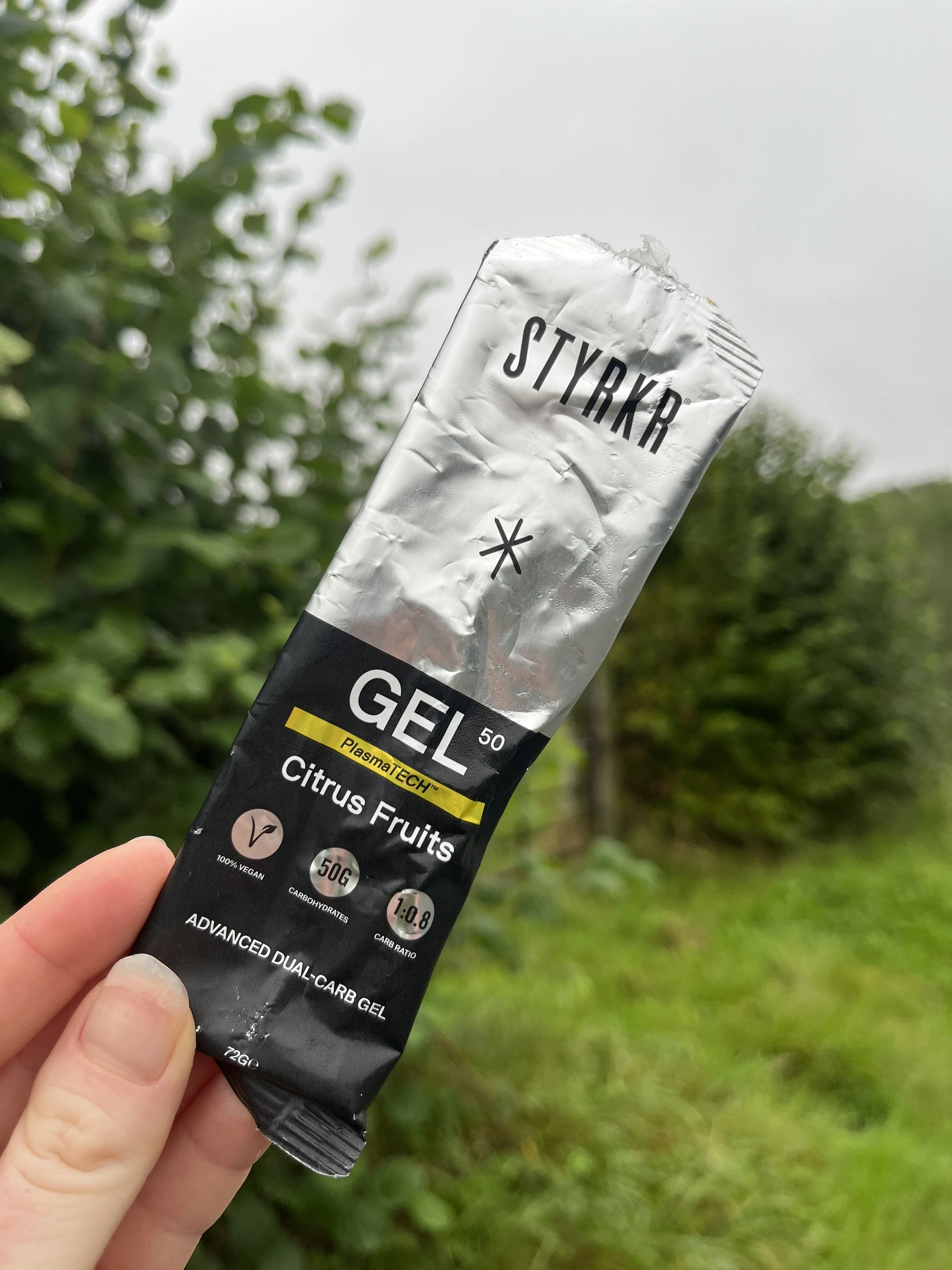 Styrkr GEL50 review | Vegan dual-carb energy gel
