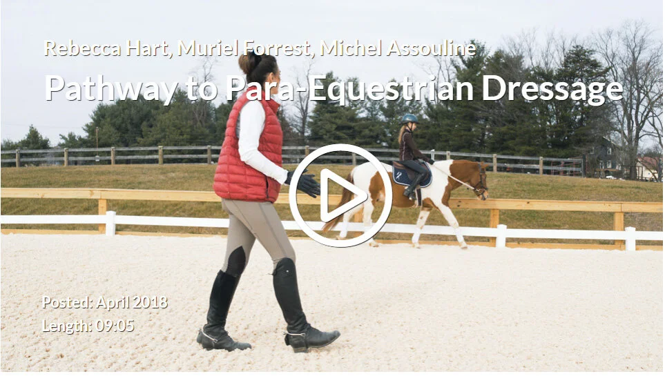 Para-Dressage — Therapeutic Riding, Inc.