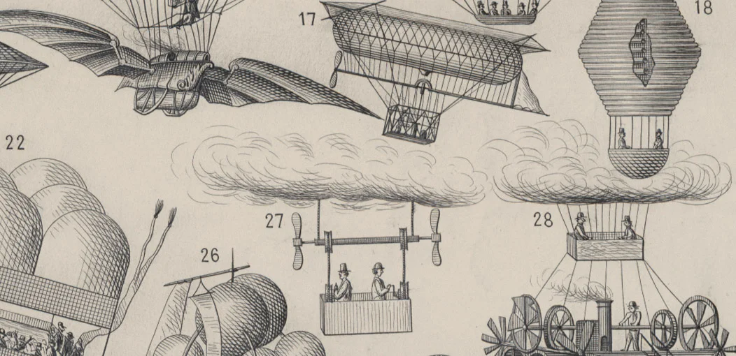 Flying Machines (circa 1885) — Paleofuture