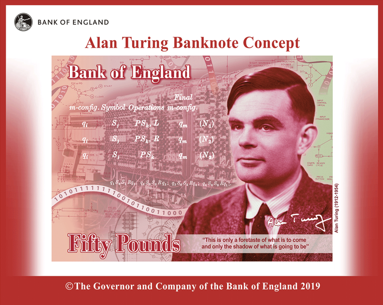 Computer Science Legend Alan Turing to Appear on New £50 Note in UK ...