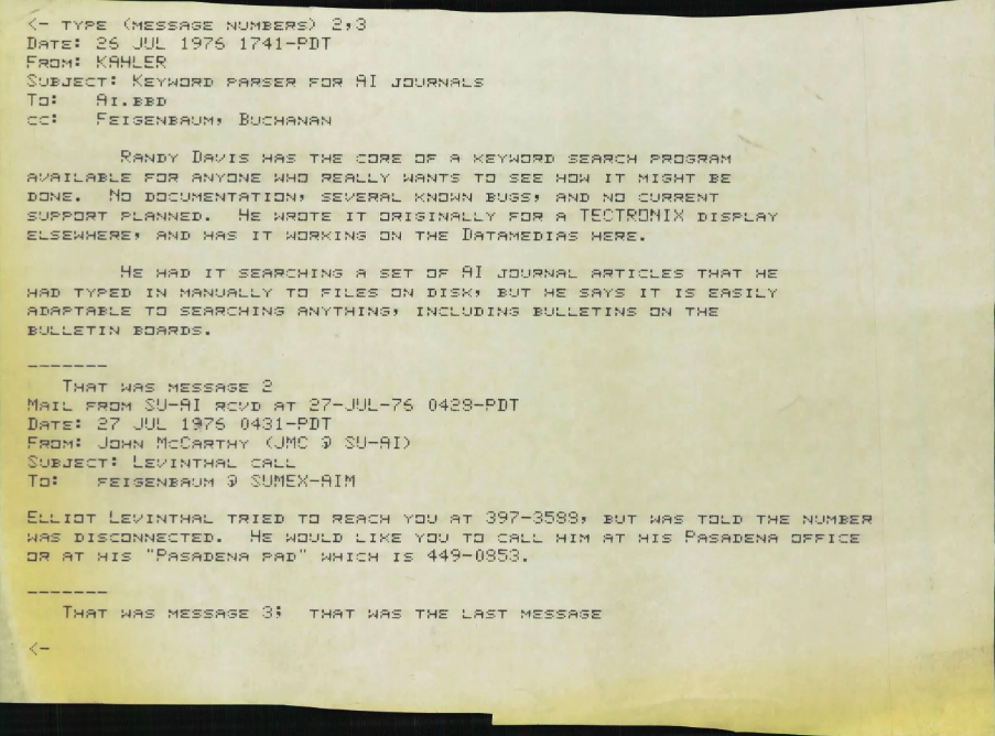 In the 1970s, Email Was Special — Paleofuture