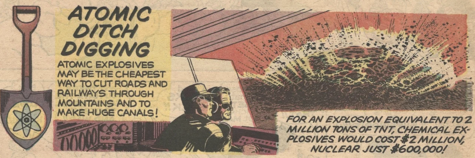This 1960s Comic Strip Claimed Nuclear Explosions Were the Future of ...