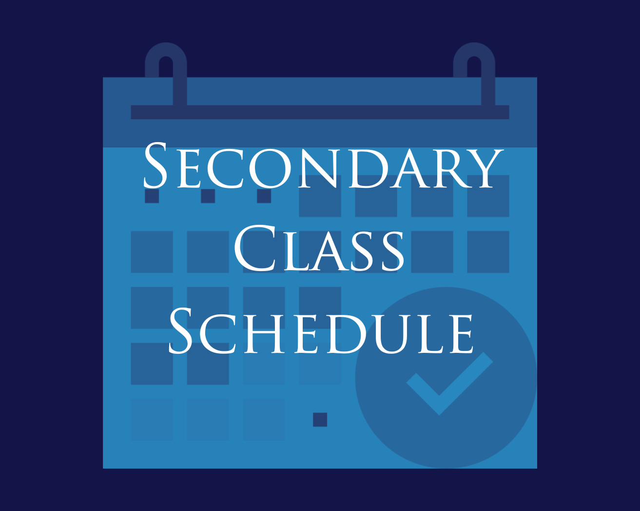 Calendars & Schedules — The River Academy