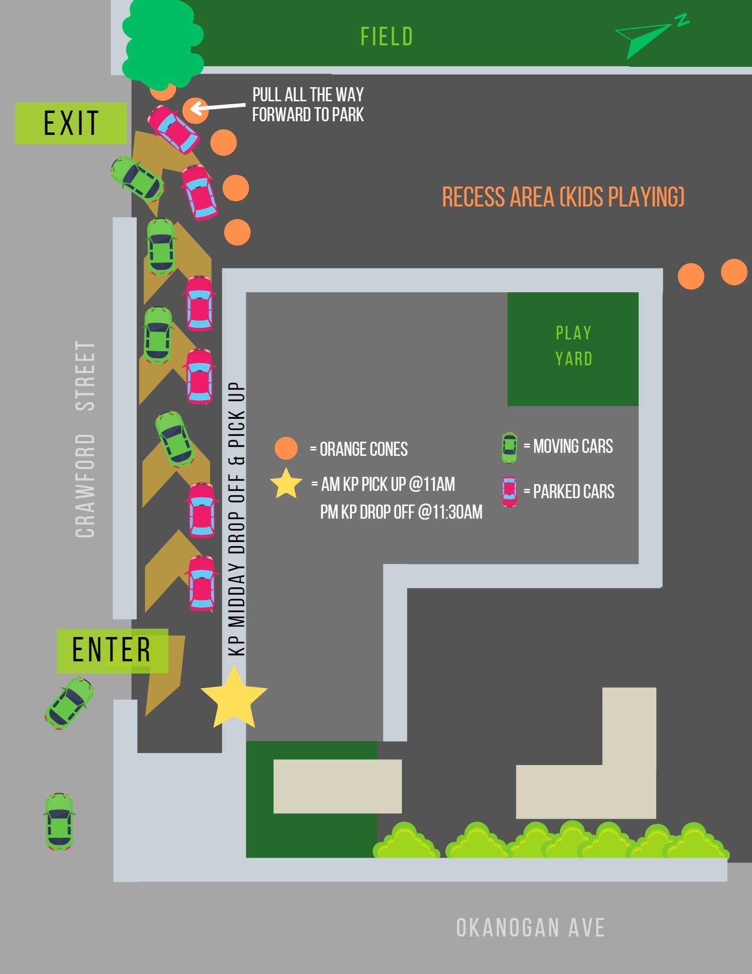 Parking Lot Maps — The River Academy