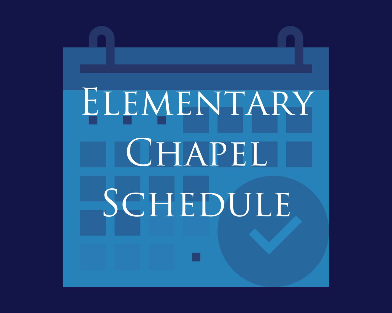 Calendars & Schedules — The River Academy