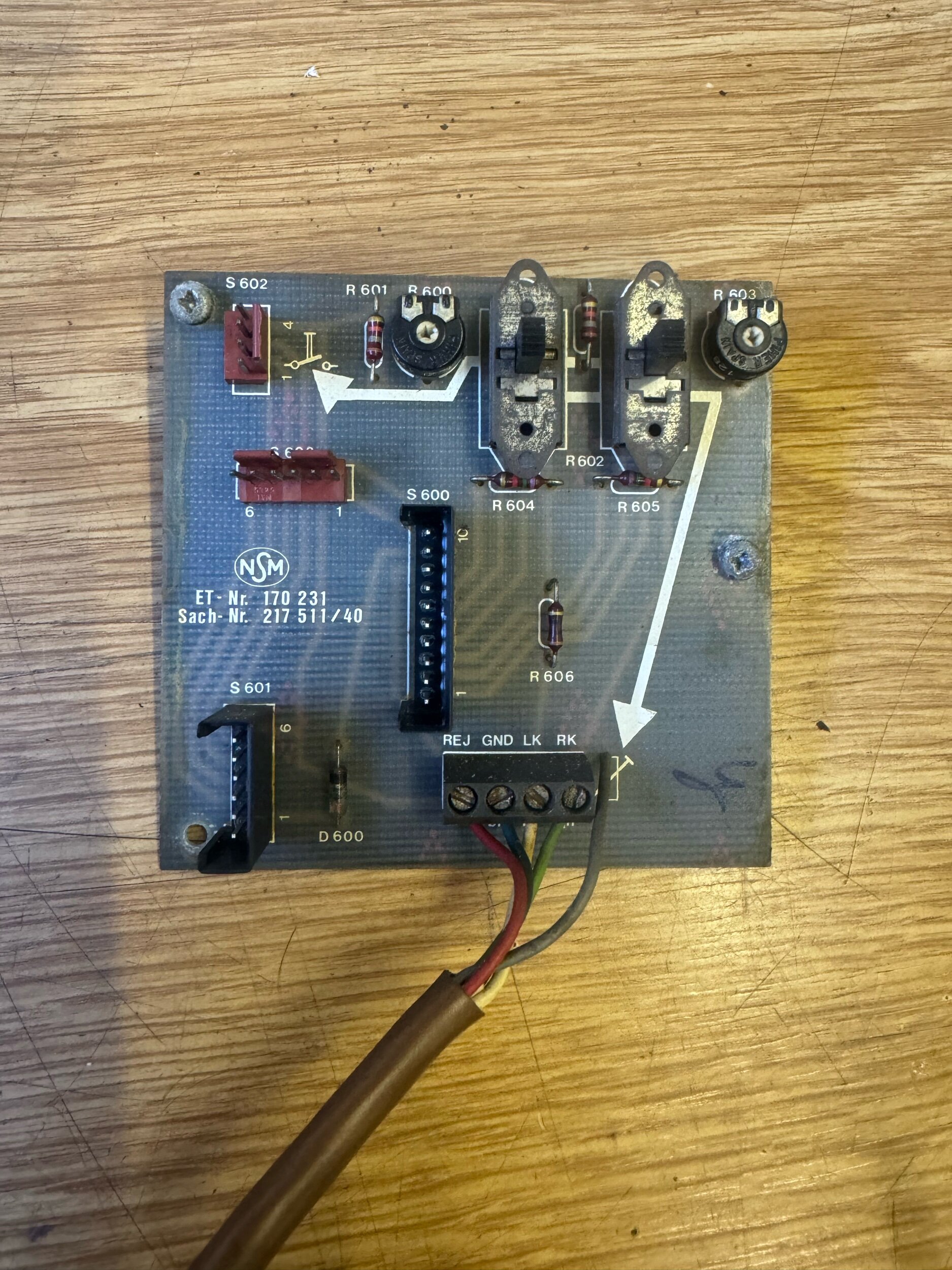 NSM - Mars interface board - coin mechanism control pcb — Coin-Op King