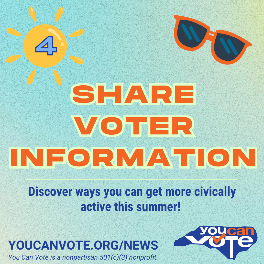 Gearing Up for a Summer of Civic Action! — You Can Vote
