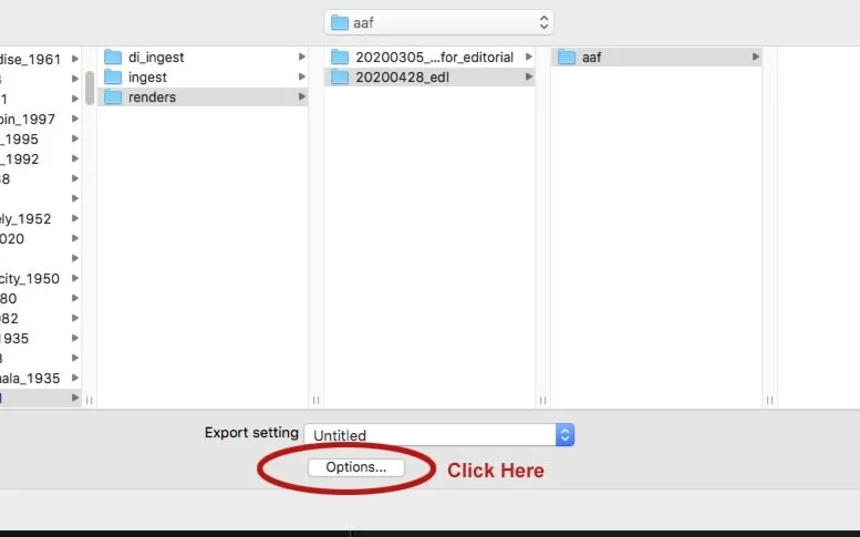 How To - AAF and EDL Export — John Daro