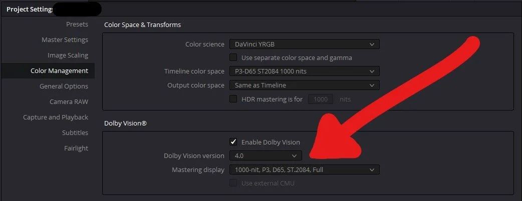 How To - Dolby Vision — John Daro
