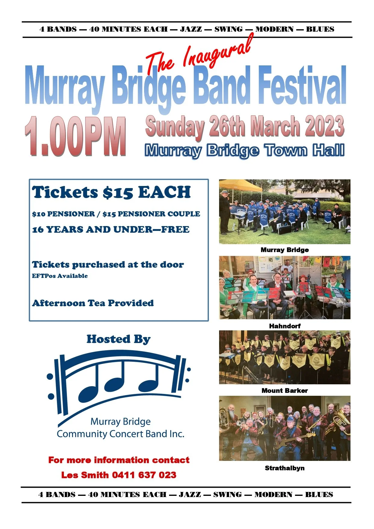 What's On? — Murray Bridge PA+FC