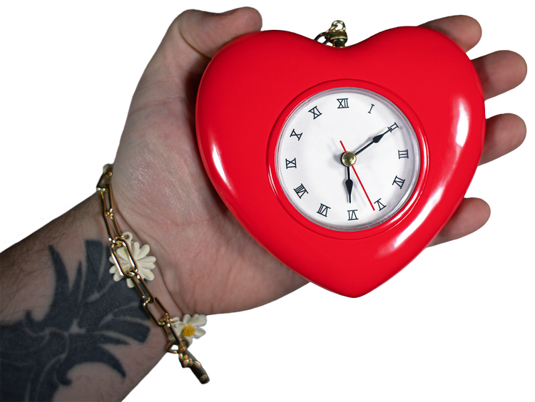 Replica Tin Man Heart Clock | Ikon Design Studio
