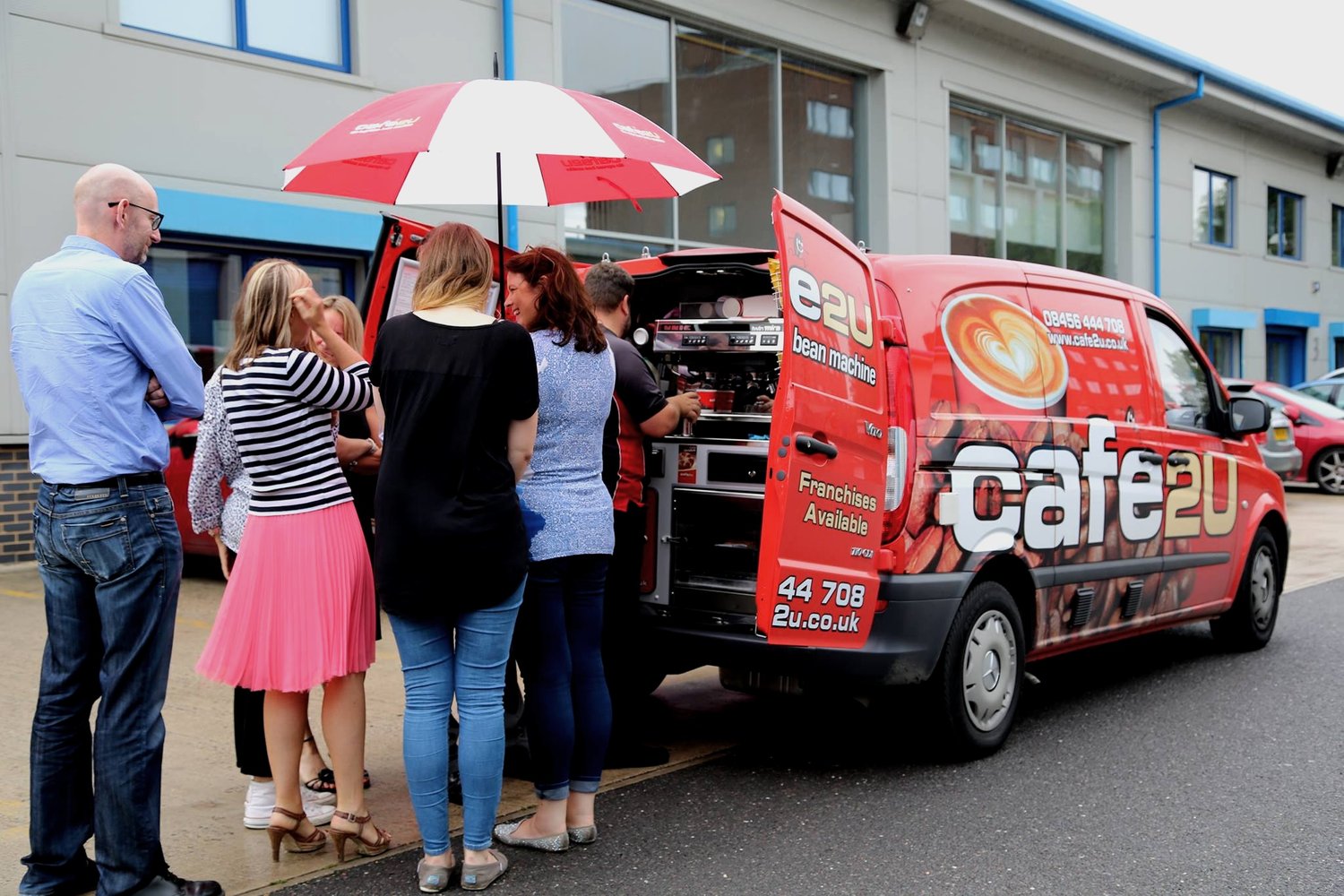Book a Mobile Coffee Van for Your Event or Workplace — Cafe2U