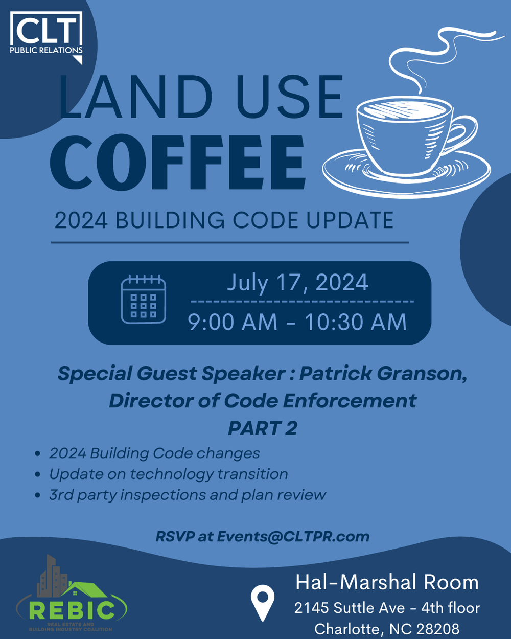 The Land Use Coffee — CLT Public Relations