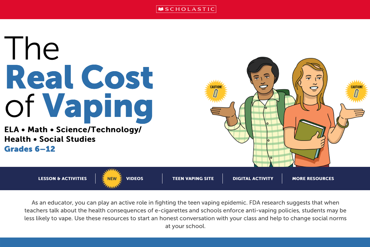 For Schools & Educators — Parents Against Vaping E-cigarettes