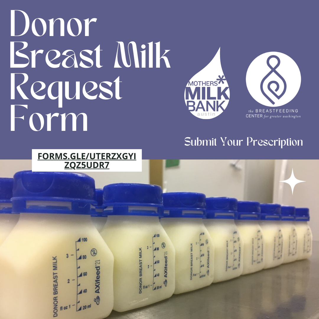 Purchase Donor Milk — Breastfeeding Center for Greater Washington