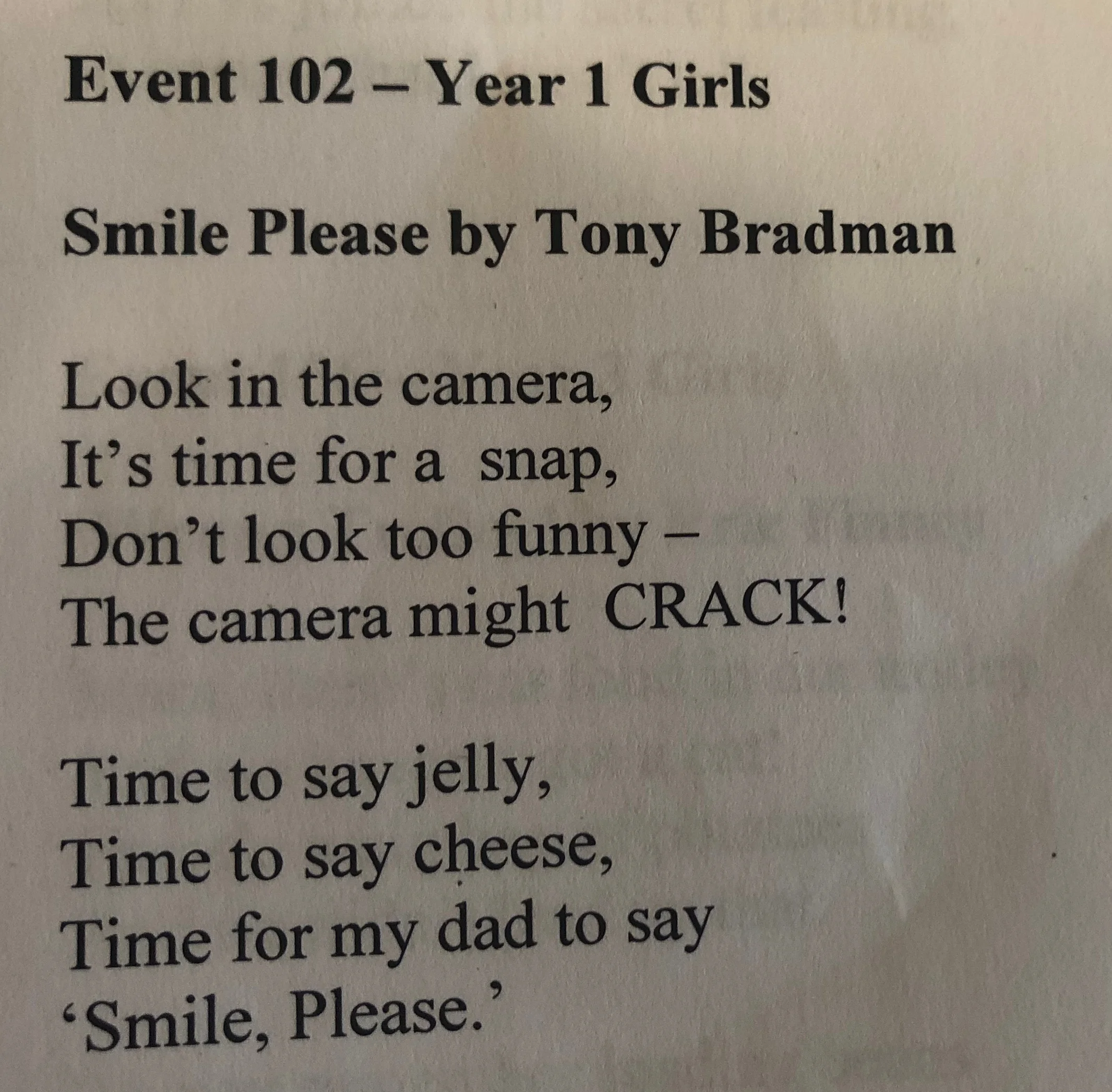 Feis Poems 2019 — St Joseph's P.S. Drumquin