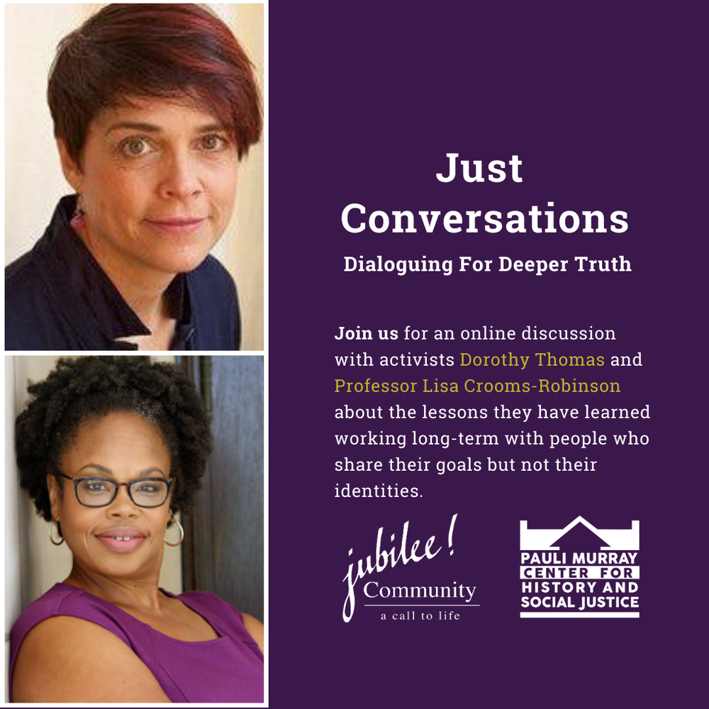 Just Conversations: Dialoguing for Deeper Truth — Pauli Murray Center