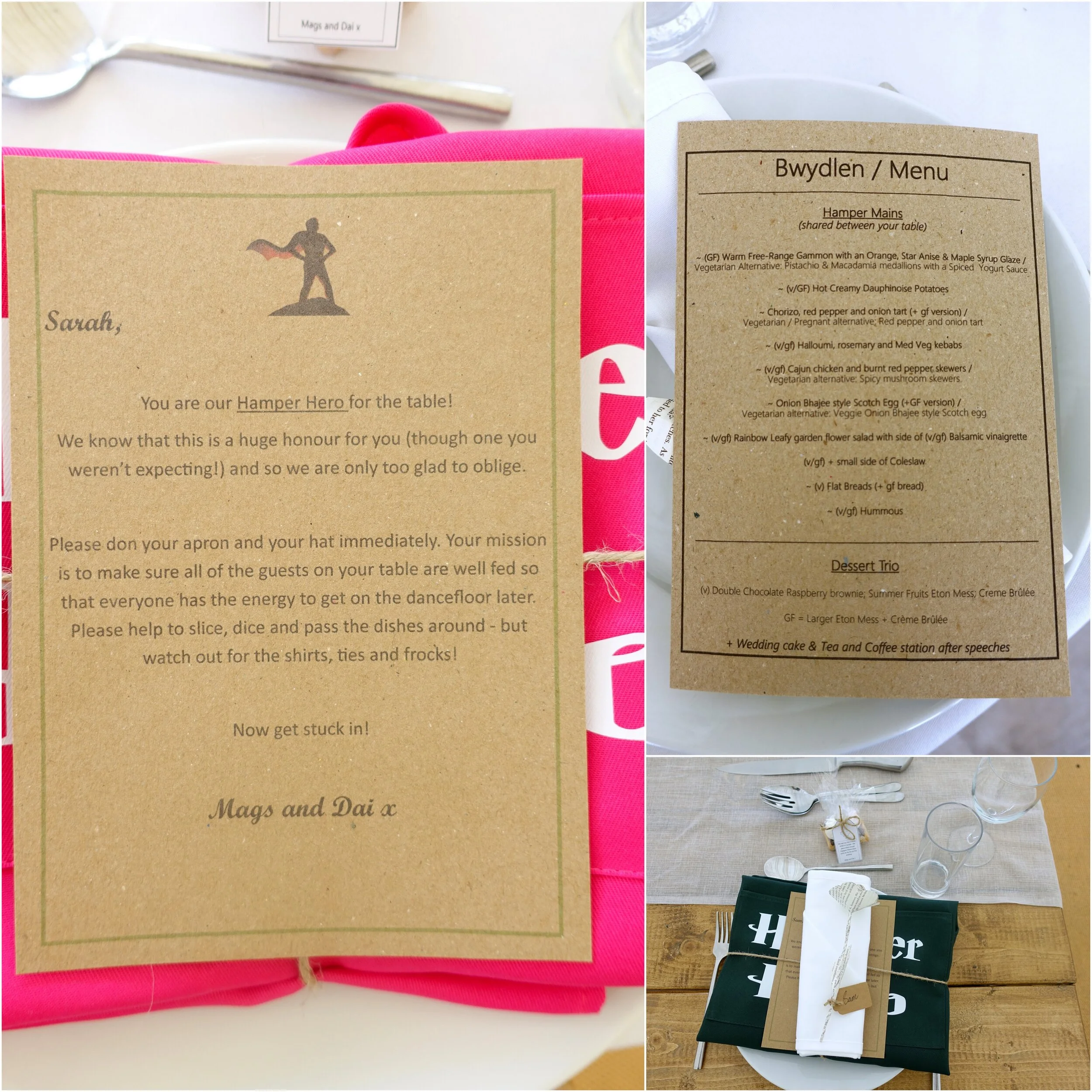 Hamper Menu — Purple Carrot Catering