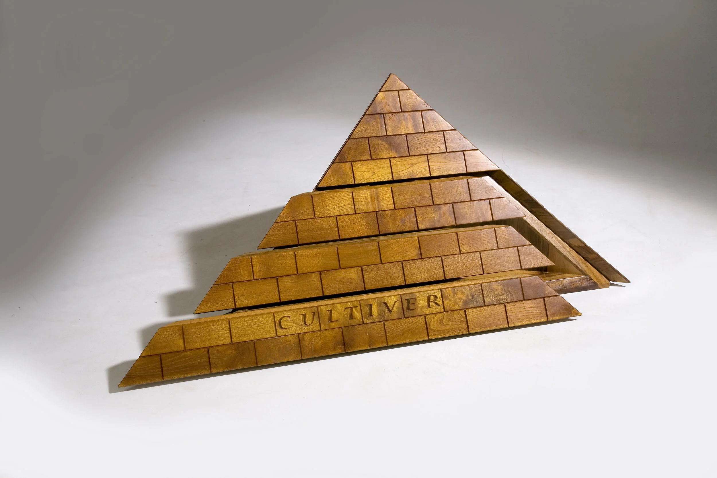 Tri-Pyramid Cabinet