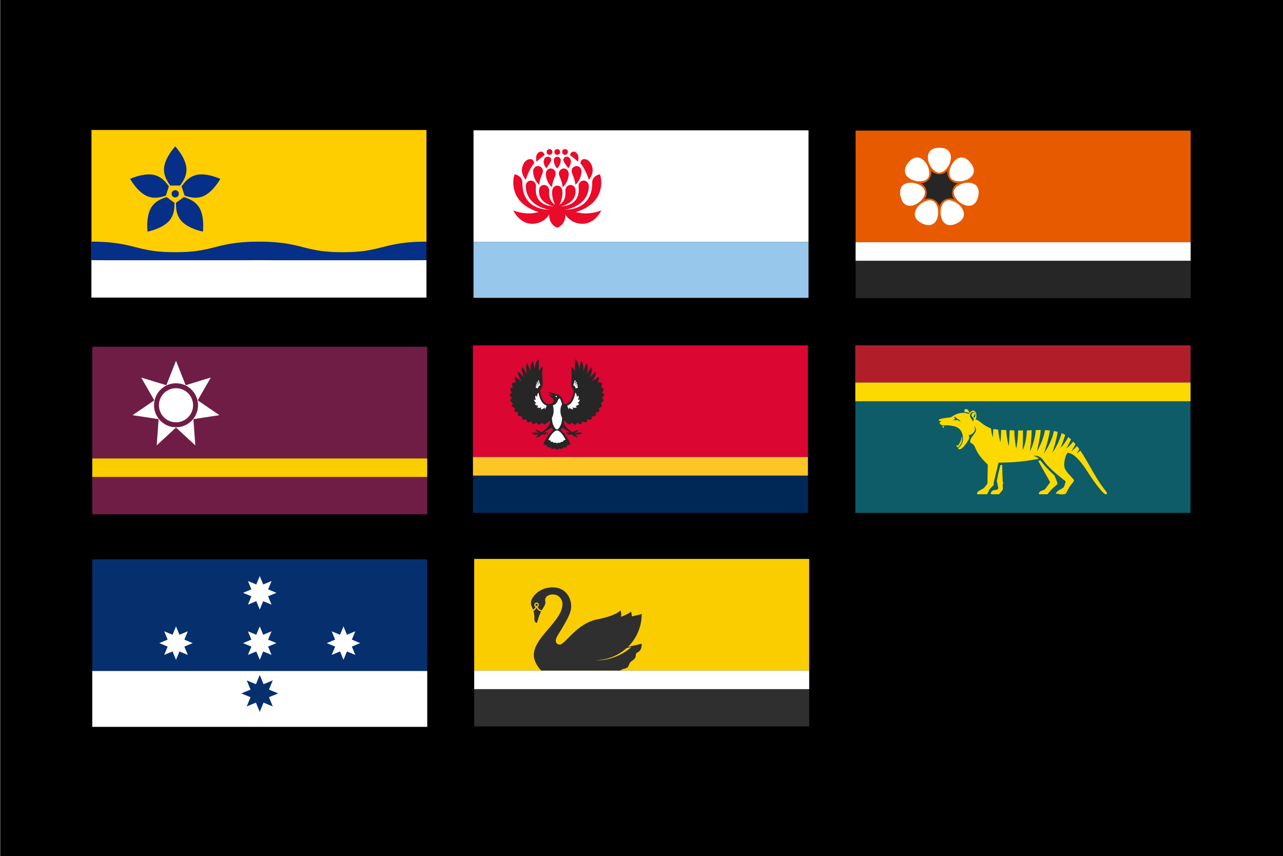 Flags for Australia