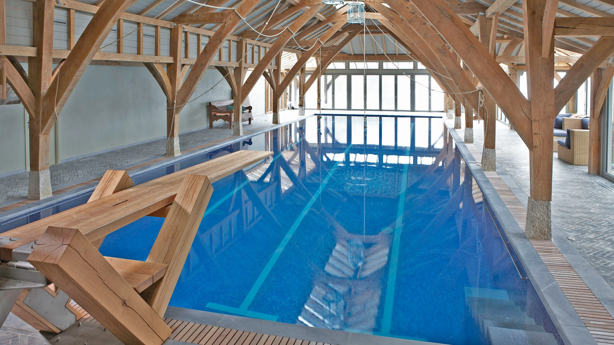 Oak Framed Swimming Pool Buildings — Roderick James Architects