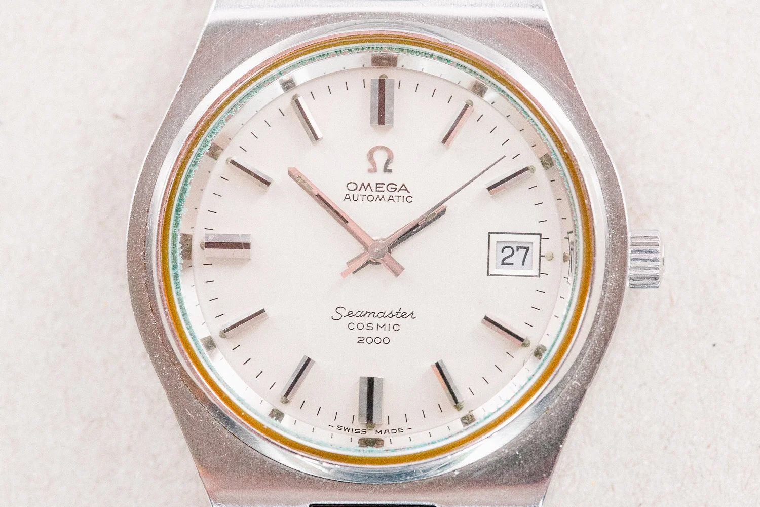 OMEGA Seamaster Cosmic 2000 - 166.136 Automatic 1012 Date - Vintage ...