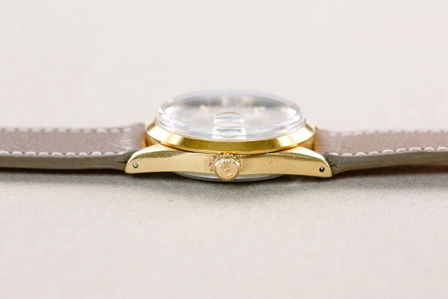 ROLEX Date 15505 Hallmark Cards Crown Logo dial - Gold Capped - Rare ...