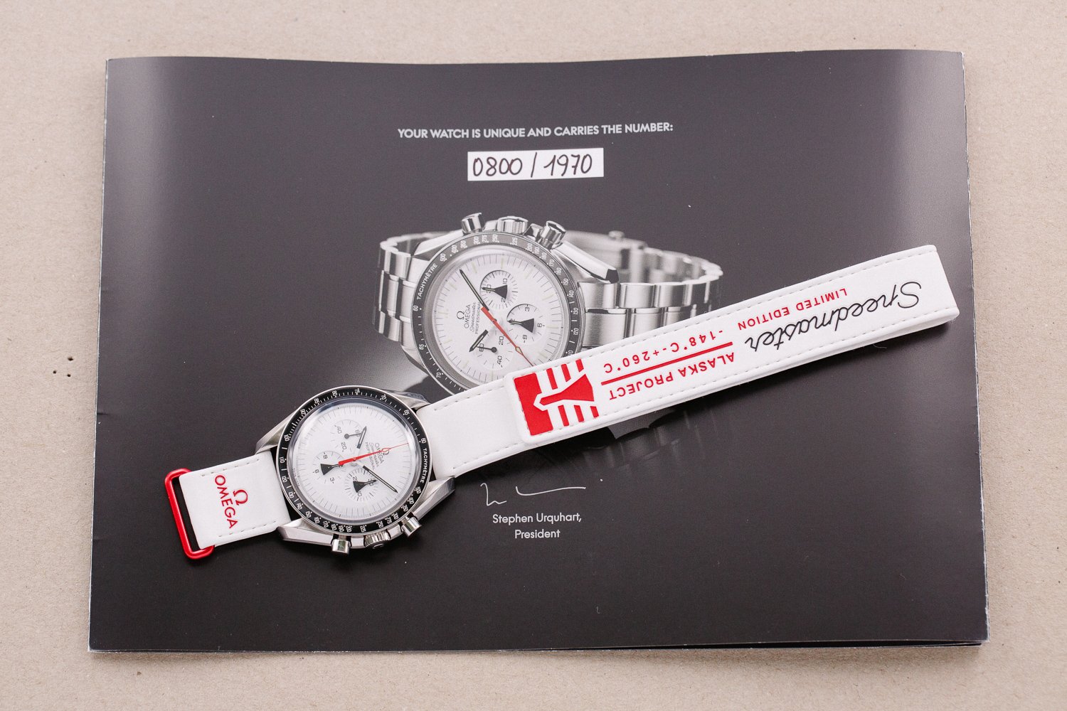OMEGA Speedmaster ALASKA PROJECT Moonwatch - Limited Edition 8xx - Full ...