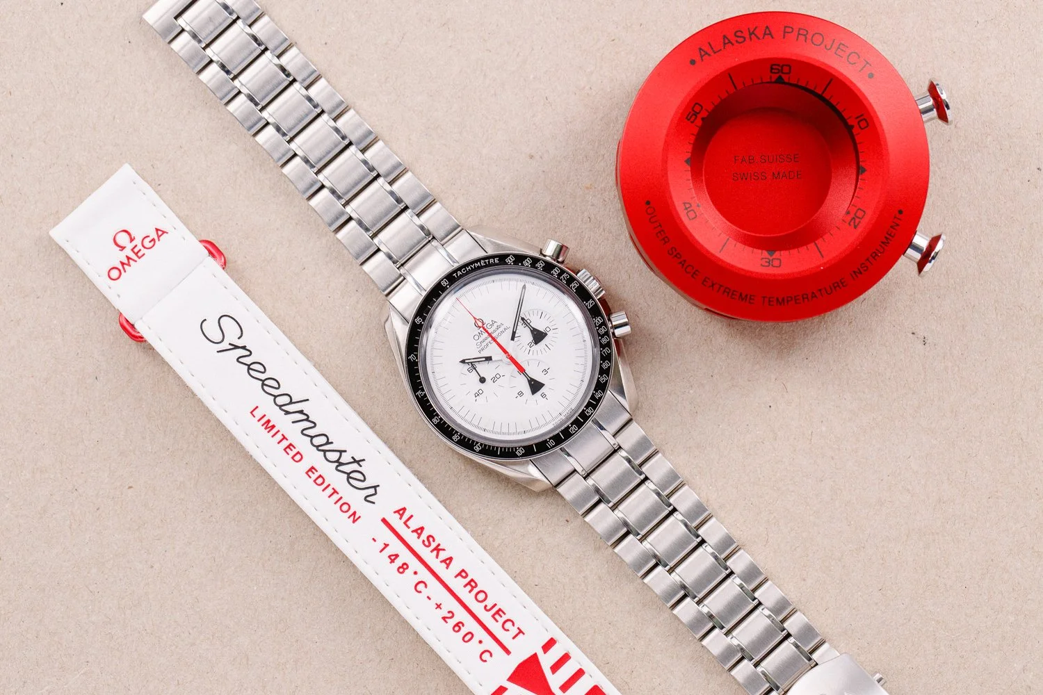 OMEGA Speedmaster ALASKA PROJECT Moonwatch - Limited Edition 8xx - Full ...