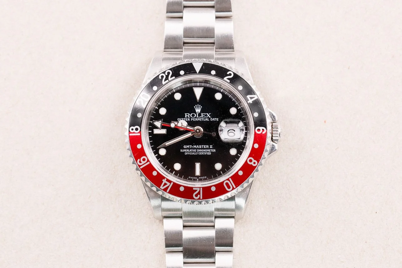 ROLEX GMT-Master II Coke Bezel 16710 - D Serial Full Set 2005 — O R O L ...