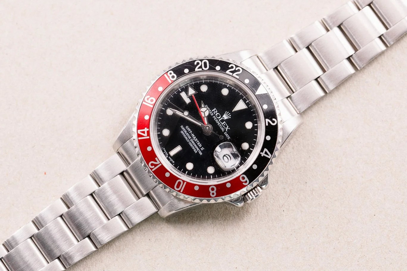 ROLEX GMT-Master II Coke Bezel 16710 - D Serial Full Set 2005 — O R O L ...